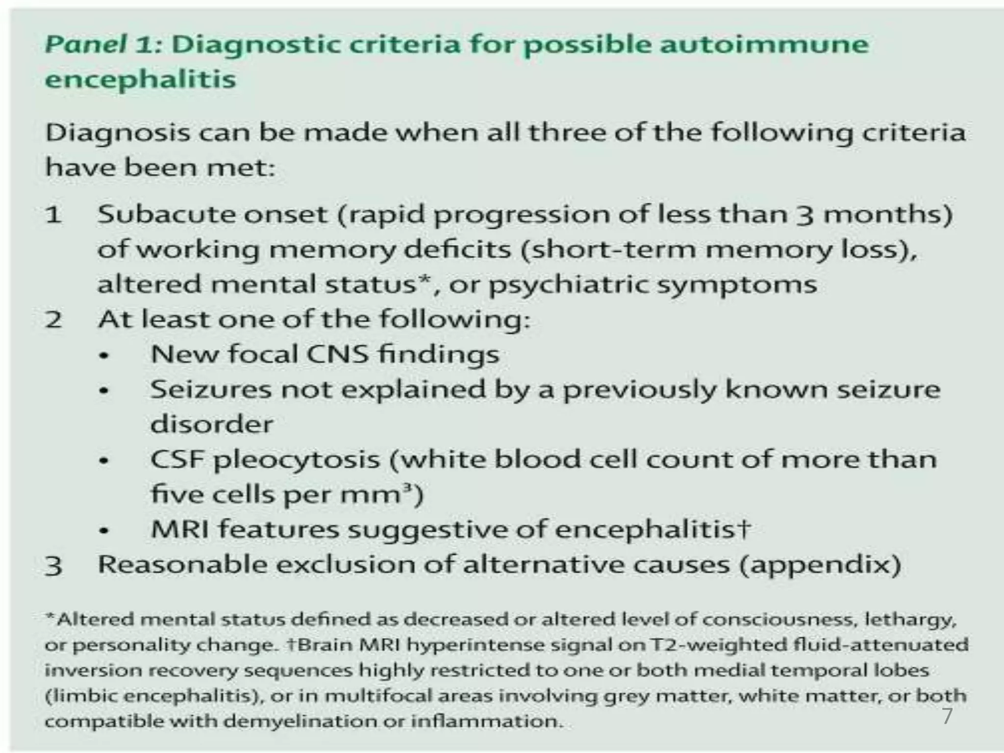 Autoimmune encephalitis | PPTX