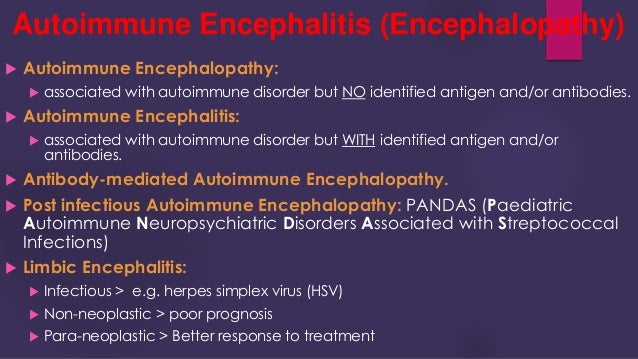 Autoimmune encephalitis and psychiatry
