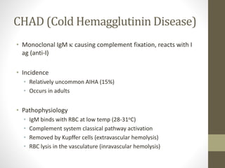 Autoimmune hemolytic anemia | PPTX