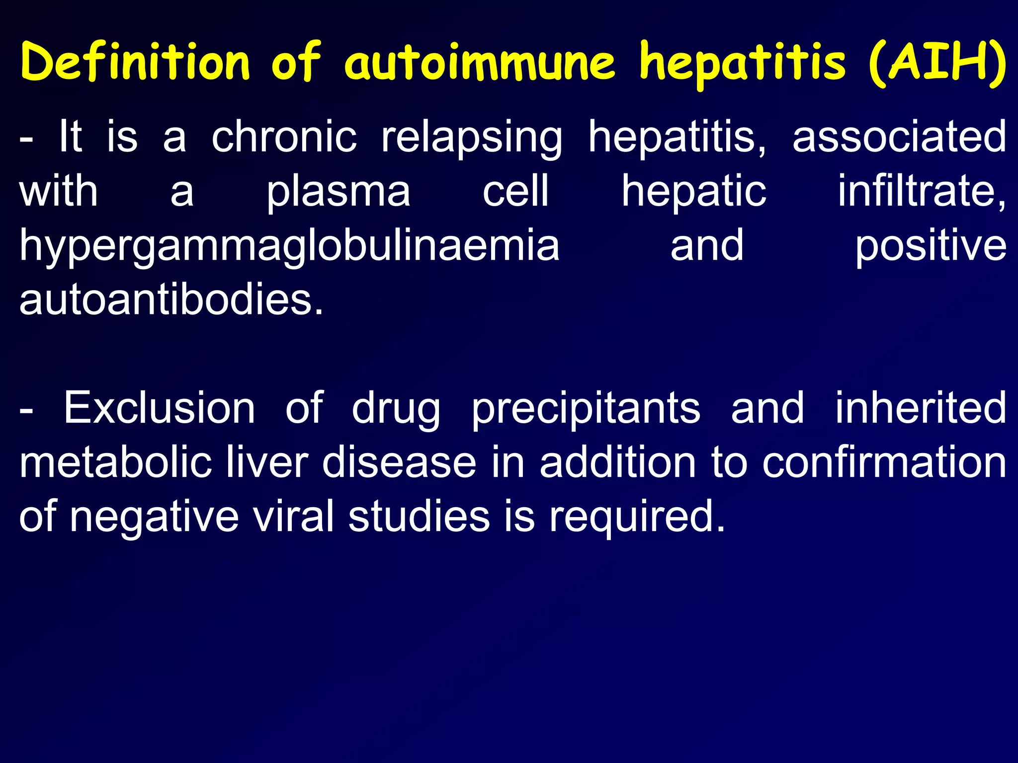 Autoimmune hepatitis | PPTX