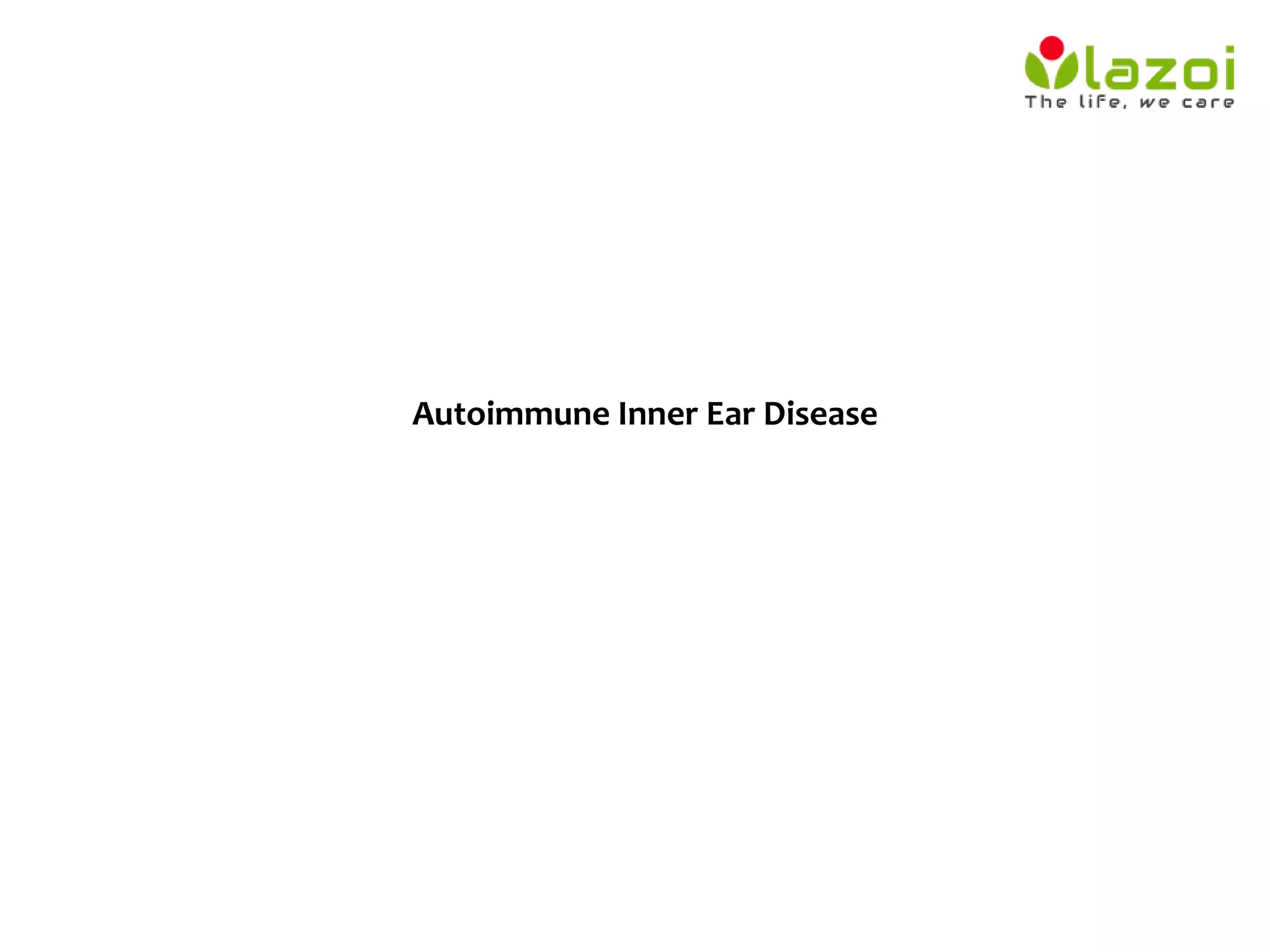 Autoimmune inner ear disease | PPT
