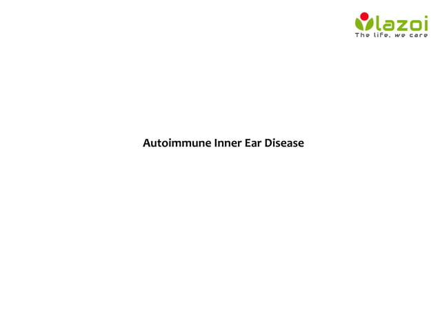 Autoimmune inner ear disease | PPT