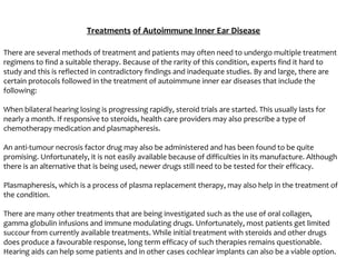 Autoimmune inner ear disease | PPT