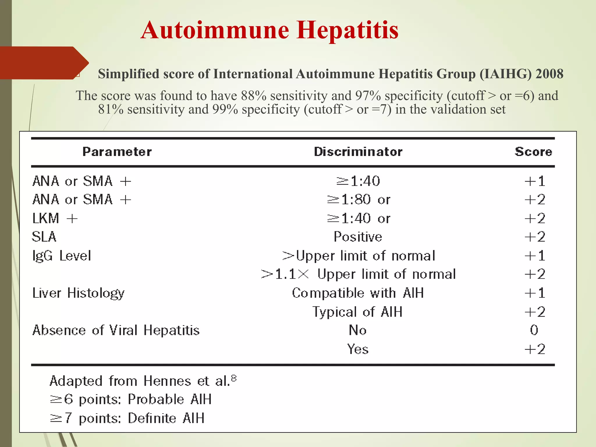 Autoimmune liver disease laboratory diagnosis | PPT