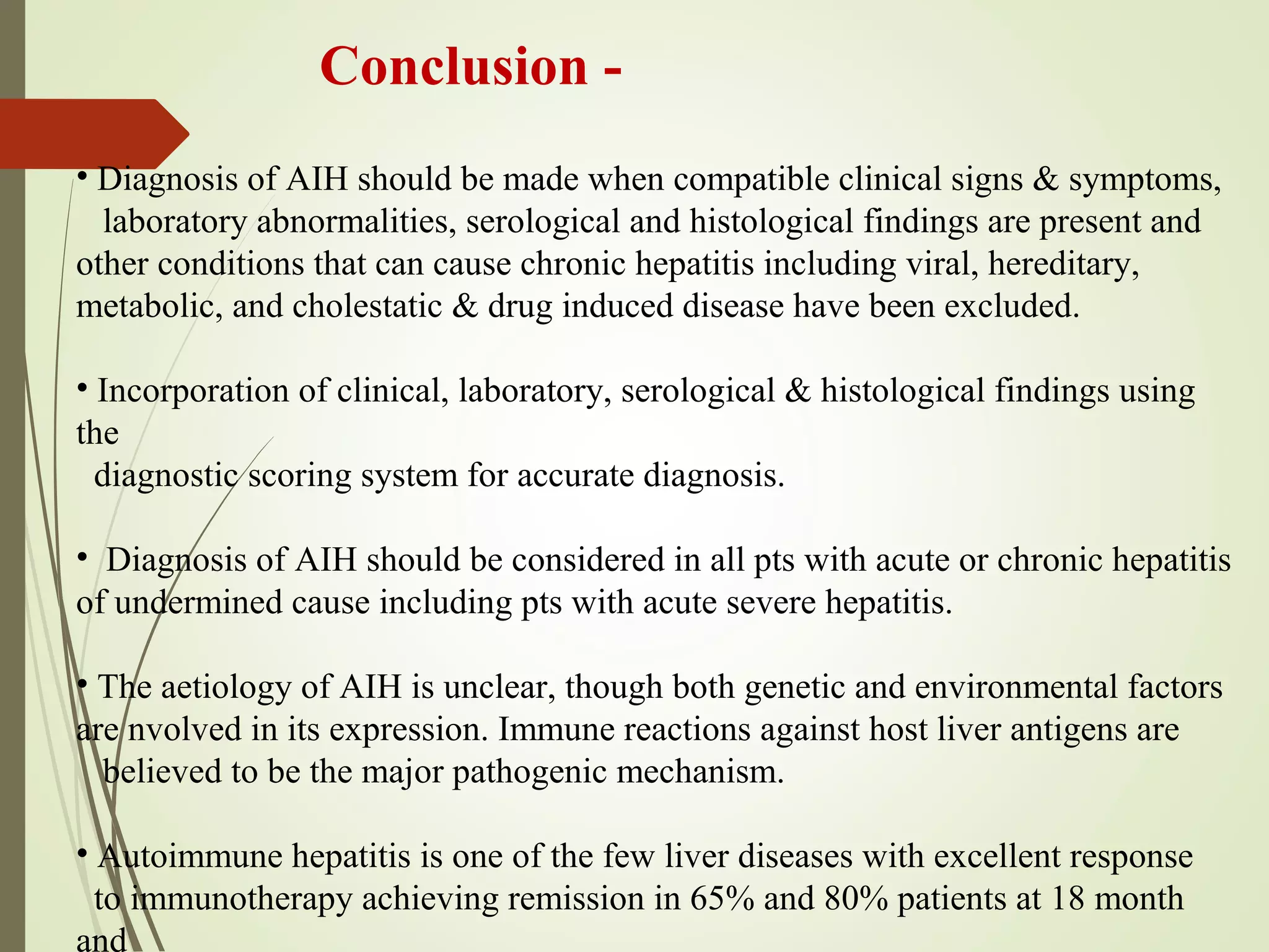 Autoimmune liver disease laboratory diagnosis | PPT