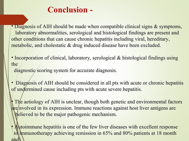 Autoimmune liver disease laboratory diagnosis | PPT