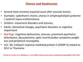 Autoimmune movement disorders | PPTX