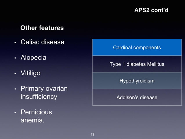Autoimmune polyendocrine syndromes | PPTX | Endocrine and Metabolic ...