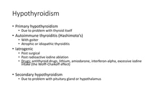 Autoimmune thyroiditis (clinical) | PPTX