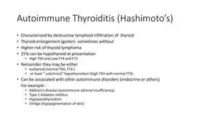 Autoimmune thyroiditis (clinical) | PPTX