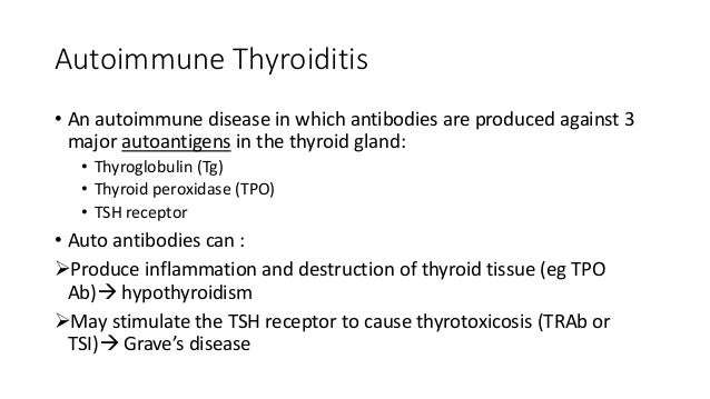 Autoimmune thyroiditis (clinical)