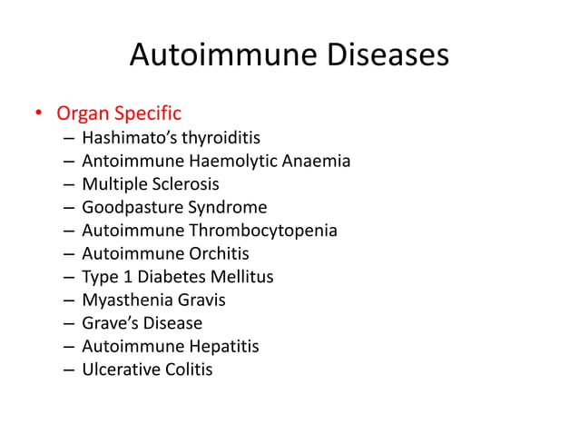 Autoimmunity | PPTX | Diseases and Conditions | Medical Health
