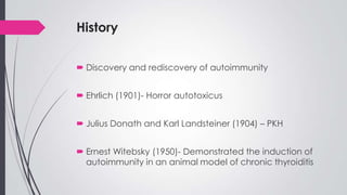 Autoimmune disorders | PPTX
