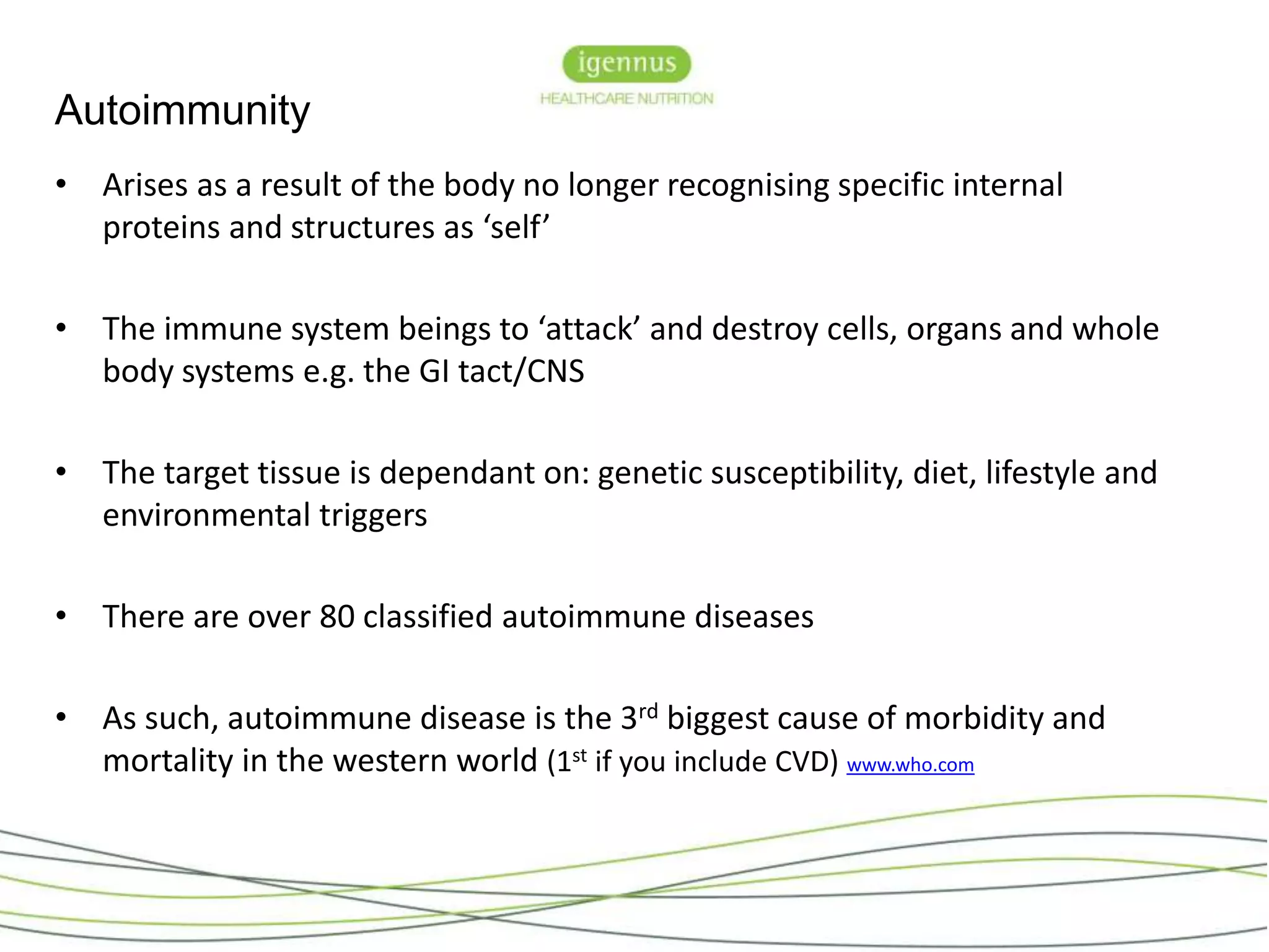 Inflammation and autoimmune conditions, with Sophie Tully | PPTX
