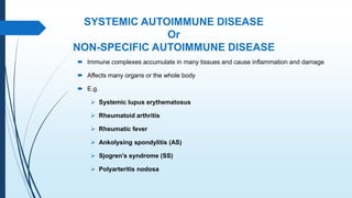 Autoimmunity | PPTX