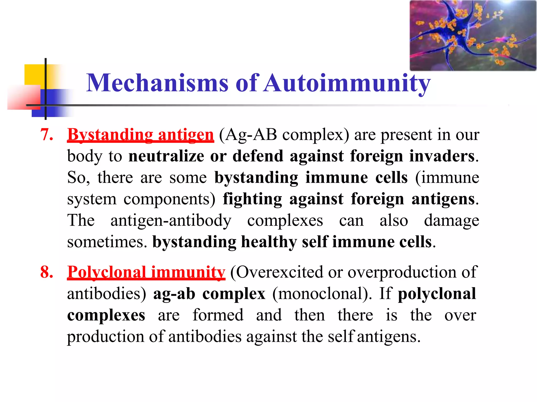 Autoimmunity and Tolerance | PPTX