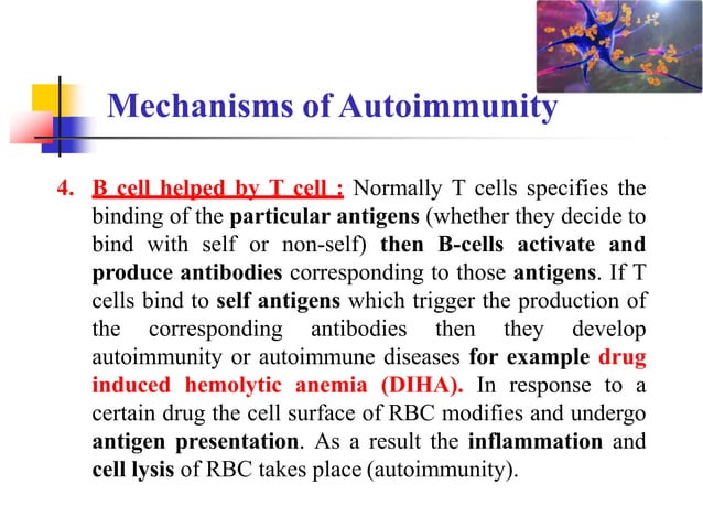 Autoimmunity and Tolerance | PPTX | Biological Sciences | Science
