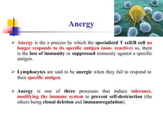 Autoimmunity and Tolerance | PPTX