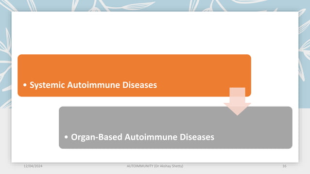Autoimmunity its Mechanism and Mechanism with suitable examples .pptx
