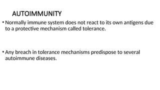 Power point slide on mechanism of Autoimmunity.ppt