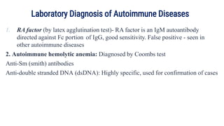 Auto immunity and immunodeficiencies | PPTX