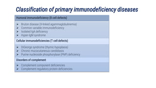 Auto immunity and immunodeficiencies | PPTX
