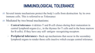 Auto immunity and immunodeficiencies | PPTX | Chemistry | Science