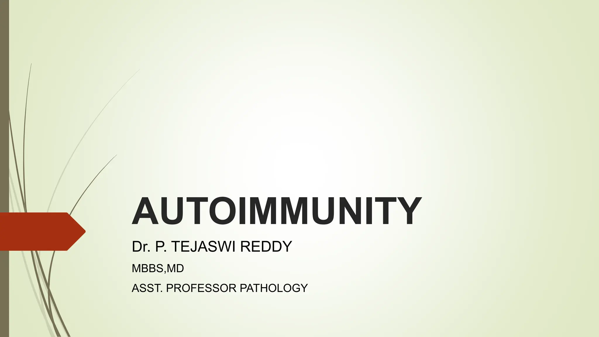 AUTOIMMUNITY PPT.pptx pathogenesis, tolerance | PPTX