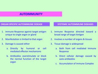 Autoimmunity | PPTX