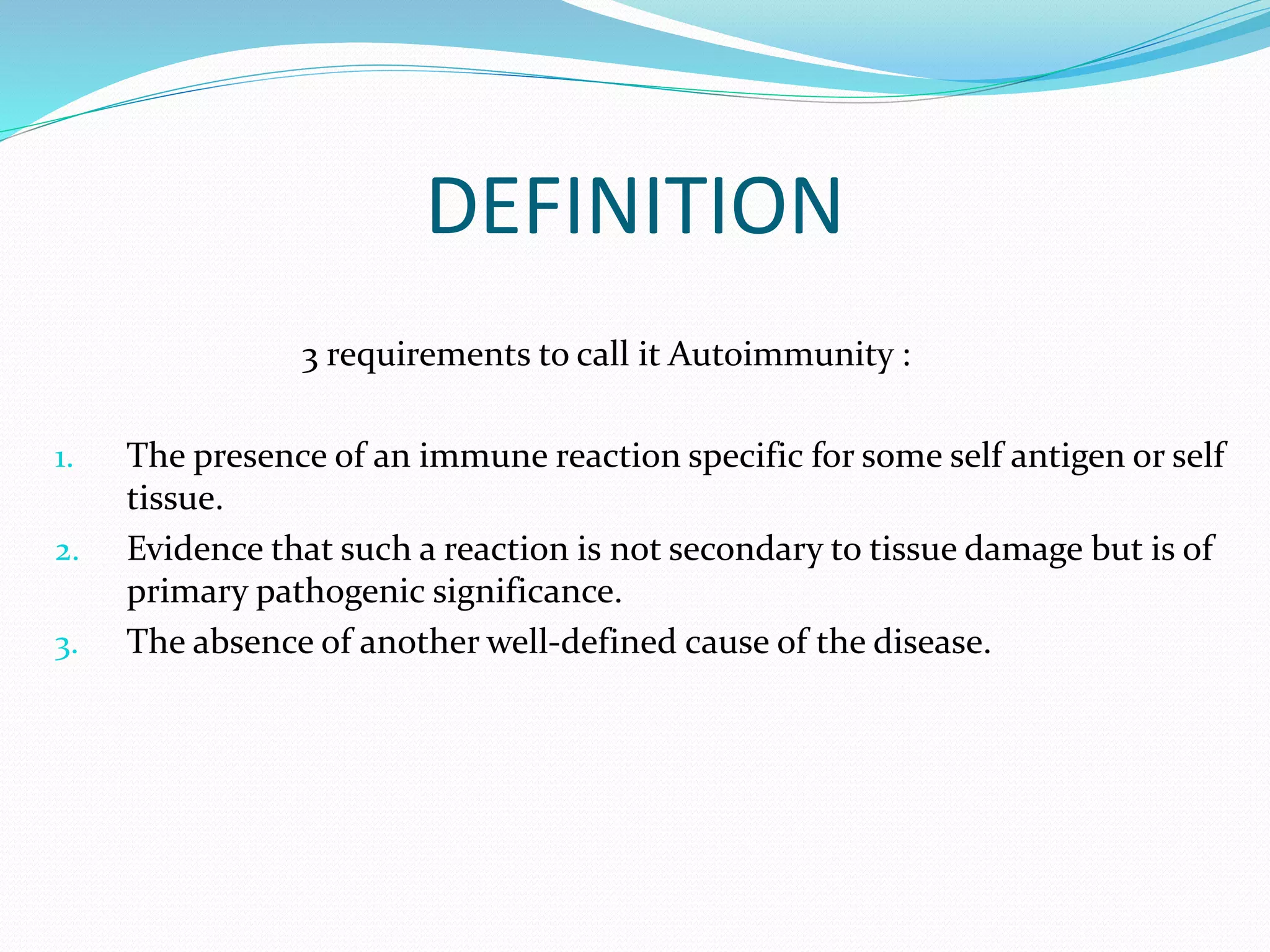 Autoimmunity | PPTX