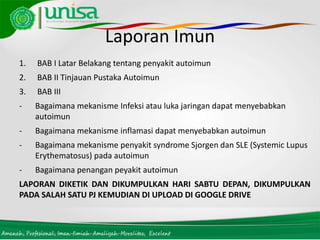 Jenis-jenis autoimun yang perlu diketahui | PPTX