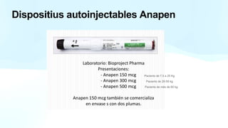 Autoinjectors d’adrenalina - Anafilaxia | PPT