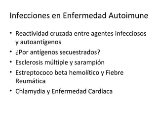 Mecanismos de autoinmunidad y tolerancia | PPT