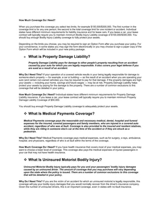 Auto insurance quote application 1 | DOCX