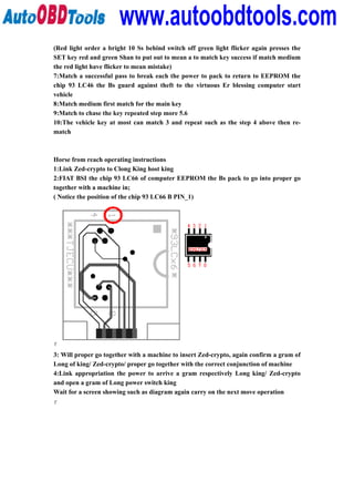 Auto key programmer ad 900 clone king user manual | PDF | Auto Type | Automotive