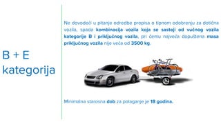 Autoškola - kategorije vozila | PPTX