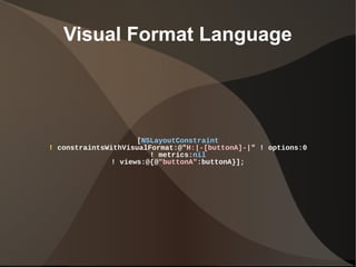 Autolayout in iOS | PPT