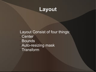 Autolayout in iOS | PPT