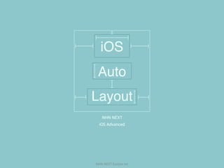 iOS Auto Layout | PPT