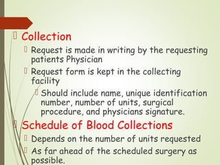 Autologous blood transfusion | PPT