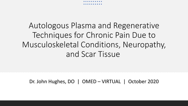 Autologous Plasma and Regenerative Techniques (Prolotherapy, PRP, and ...