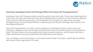 Autologous Stem Cell Therapy: A Personalized Approach to Healing ...