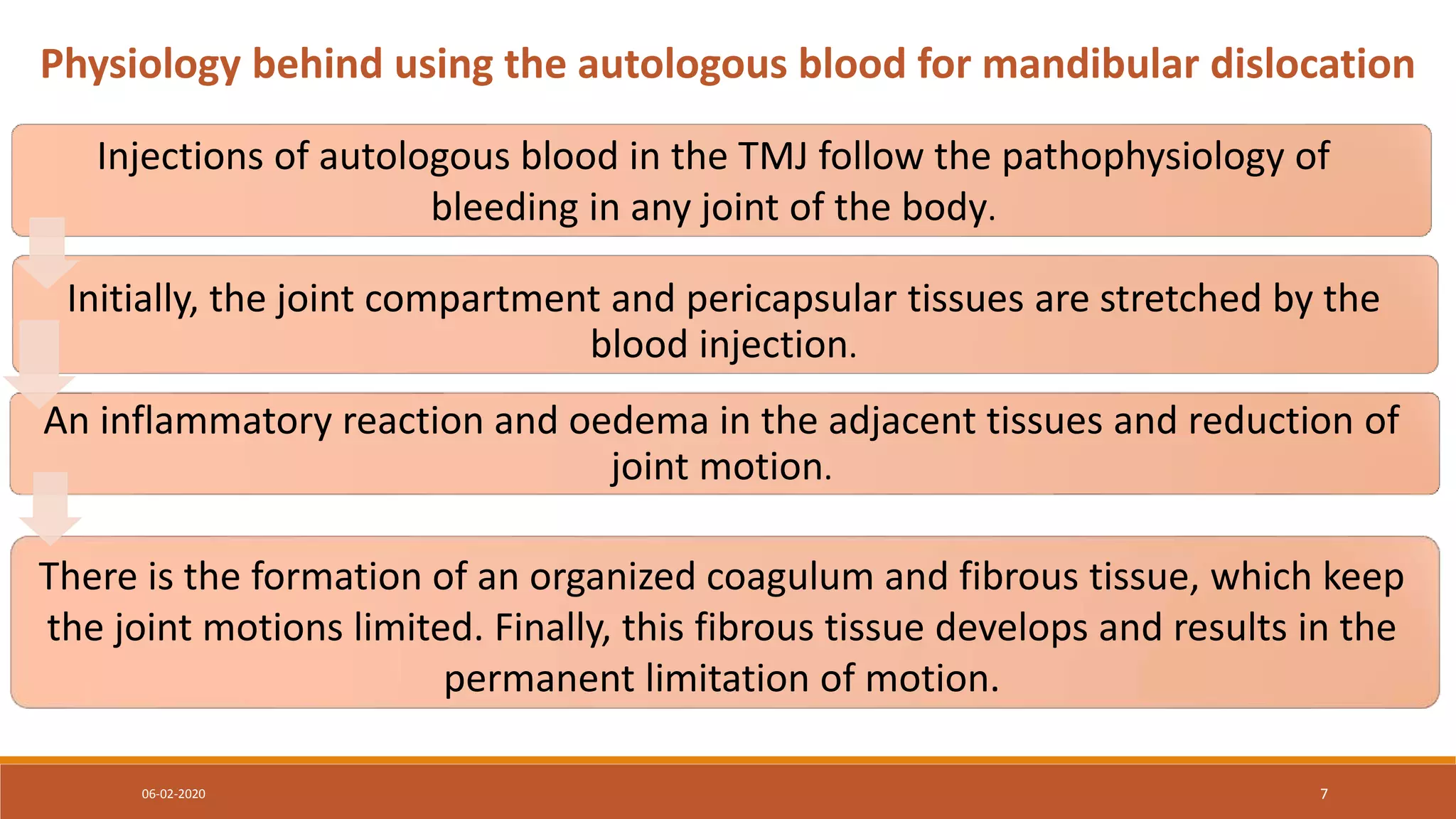 Journal Club on Autologous blood injection for the treatment of ...