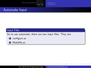 Automake | PPT