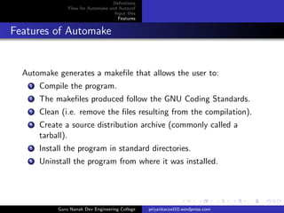 Automake | PPT