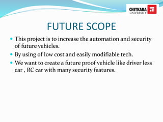 Automanual robocar with android rc | PPTX | Robotics | Technology & Computing