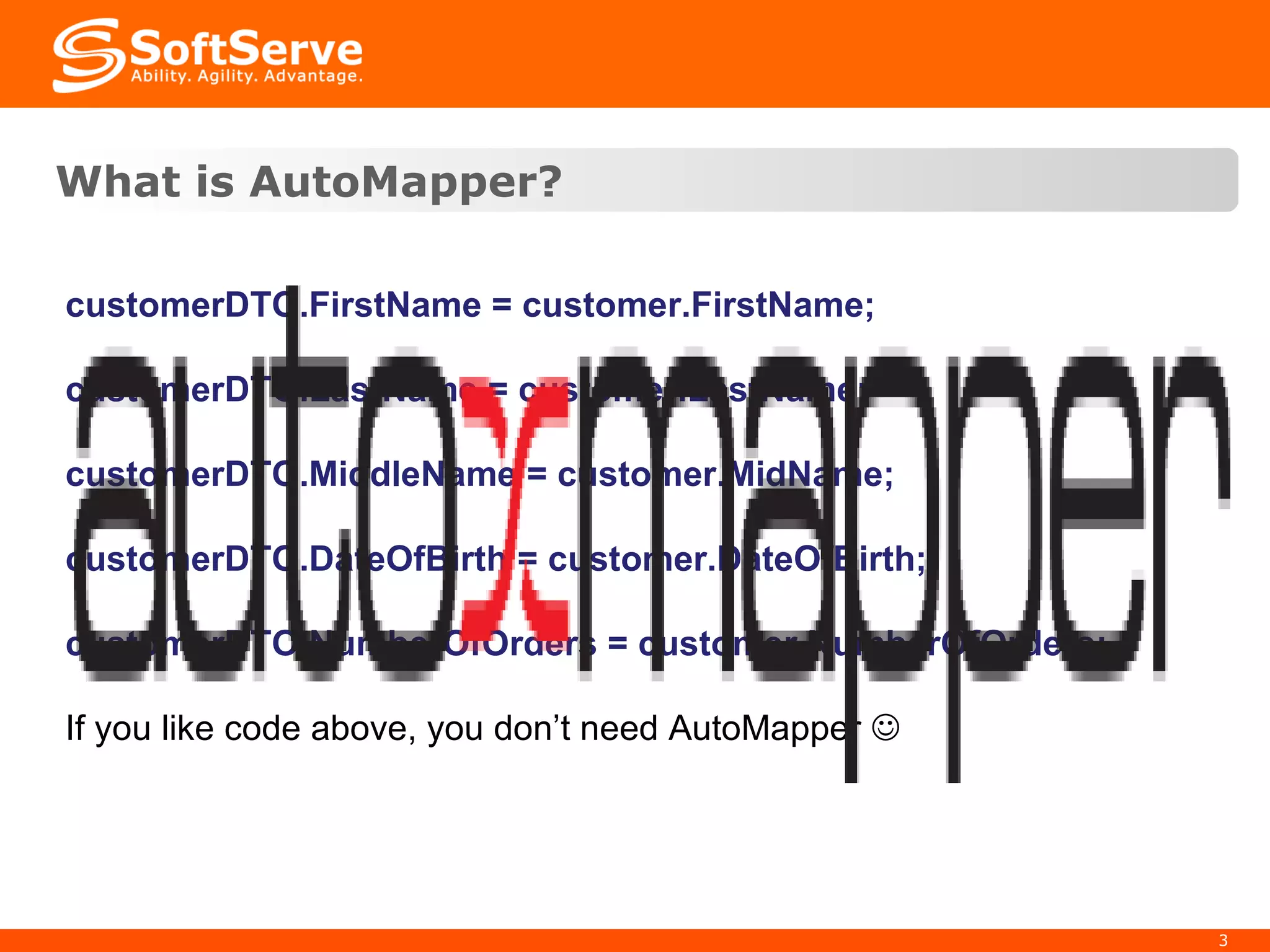 Auto mapper | PPT