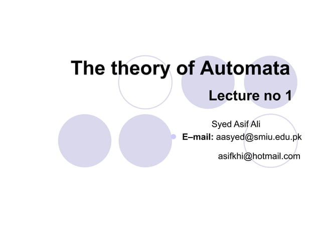 Automata | PDF
