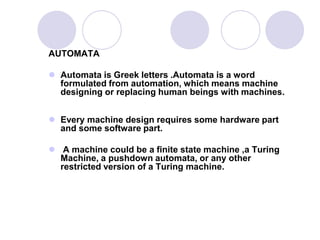 Automata | PDF