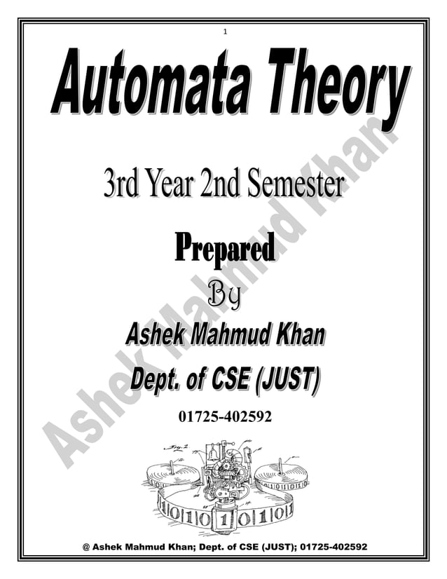 Automata Theory | PDF